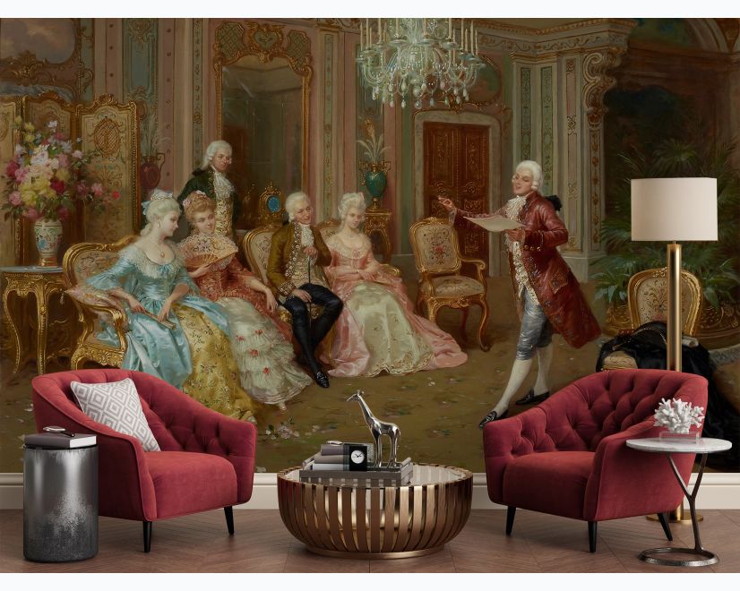 European Palace Renaissance Wallpaper Mural • Wallmur®