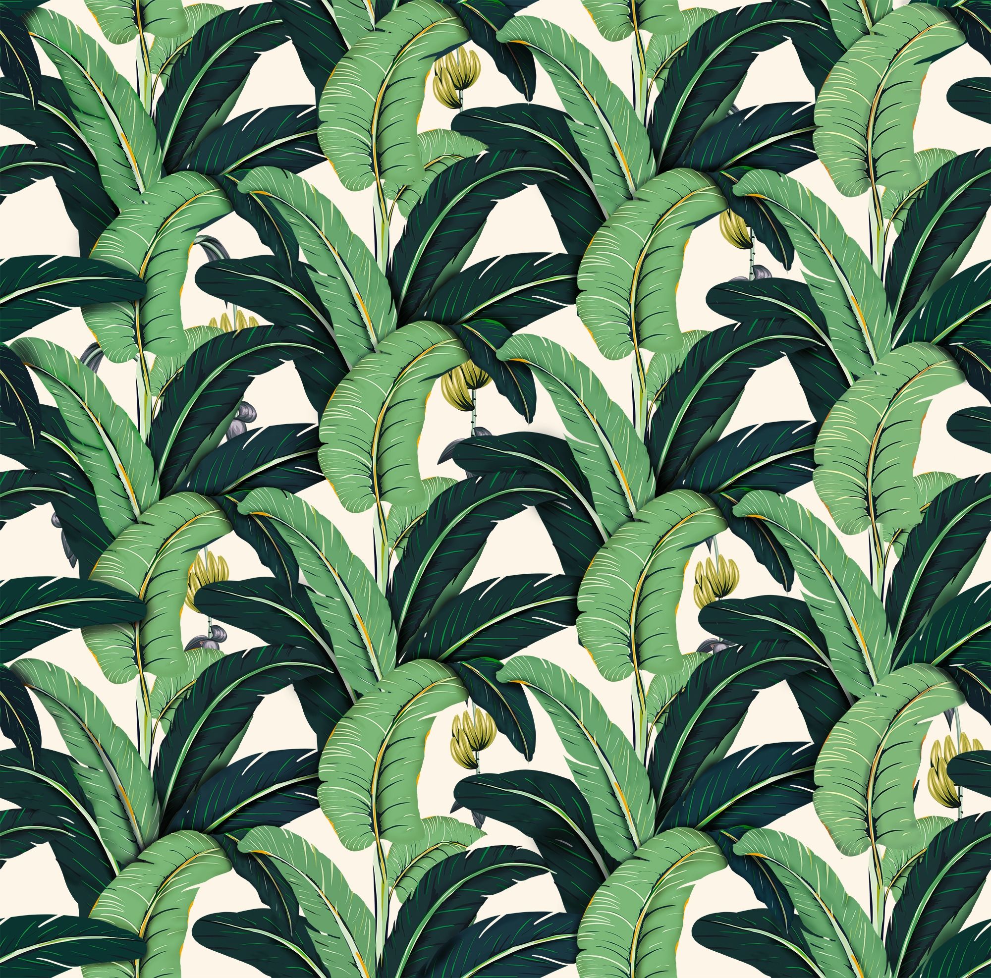 Banana Pattern Wallpaper