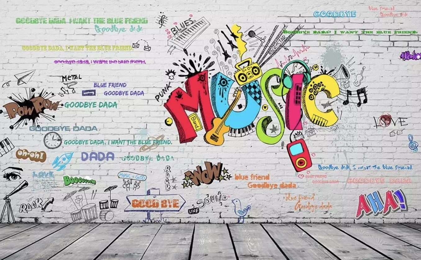 Cool Music Graffiti Backgrounds