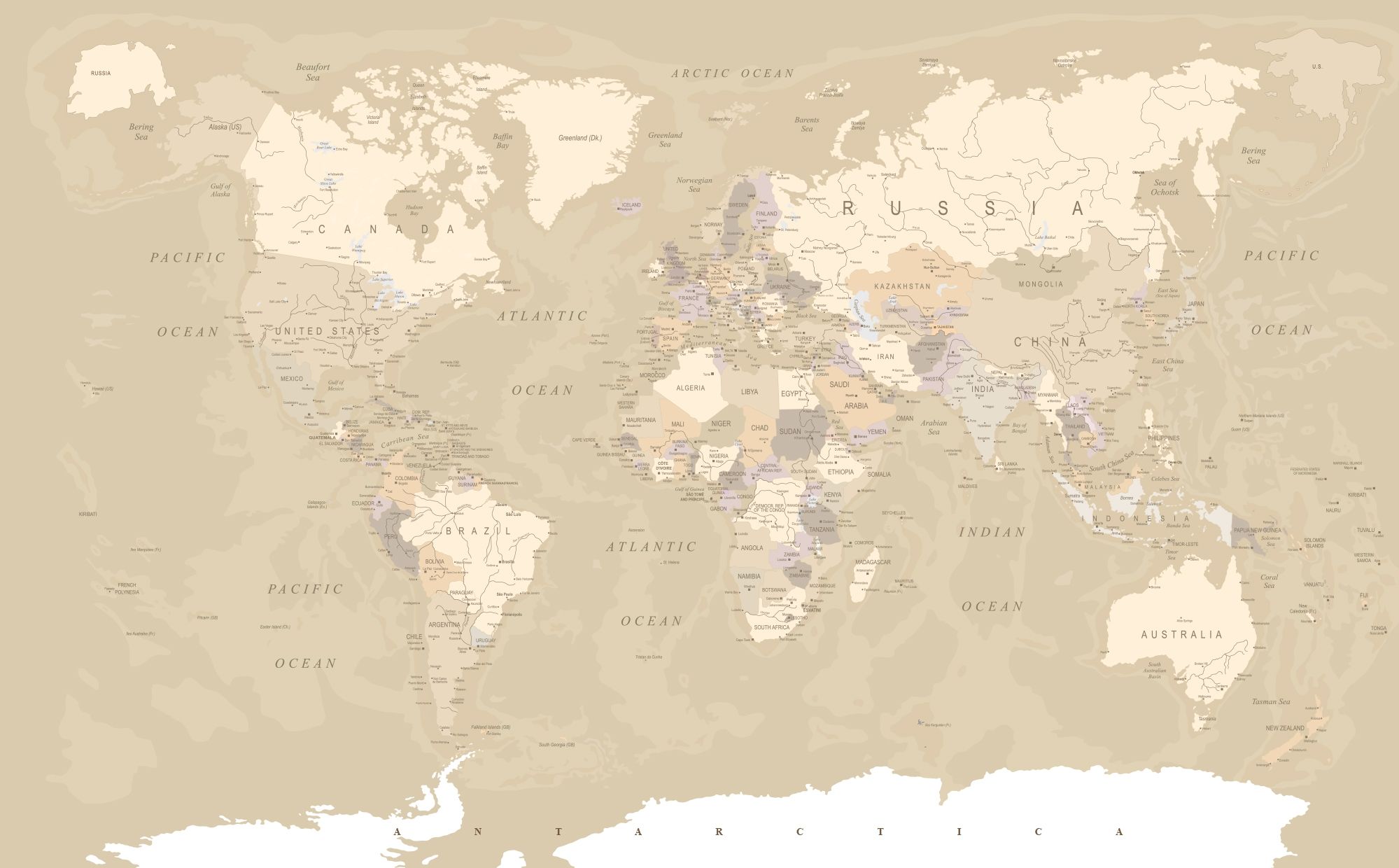 Earth Map Wallpaper High Resolution