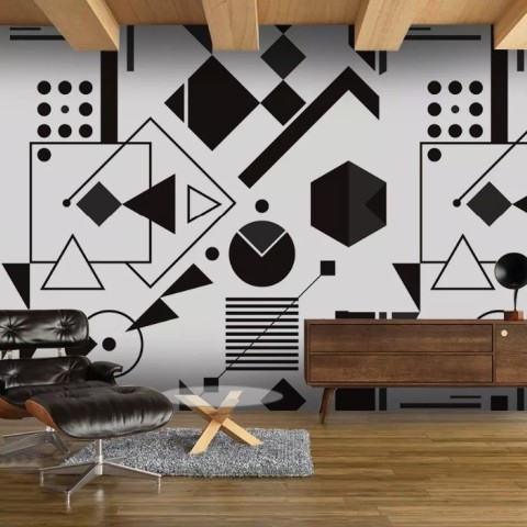 geometric shape pattern wallpaper