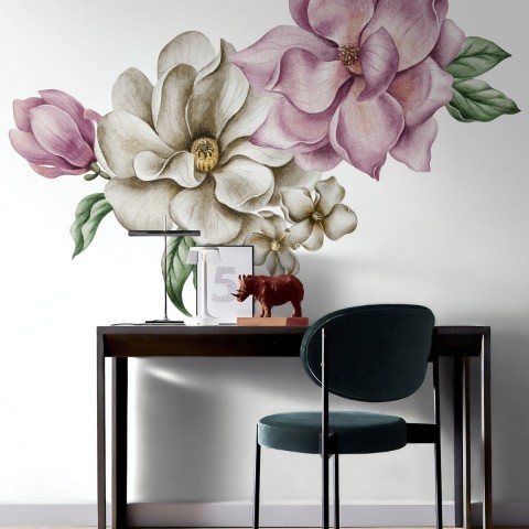 Large Garden Flowers Wall Sticker Decal • Wallmur®