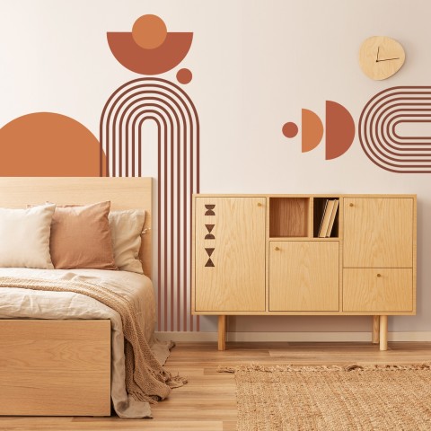 Geometric Arch Wall Decal Sticker • Wallmur®