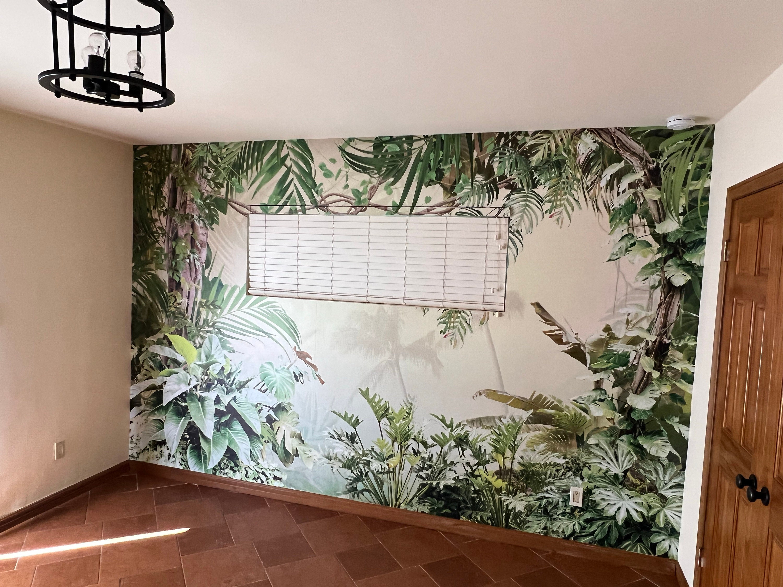 Magical Tropical Rainforest Wallpaper Mural • Wallmur®
