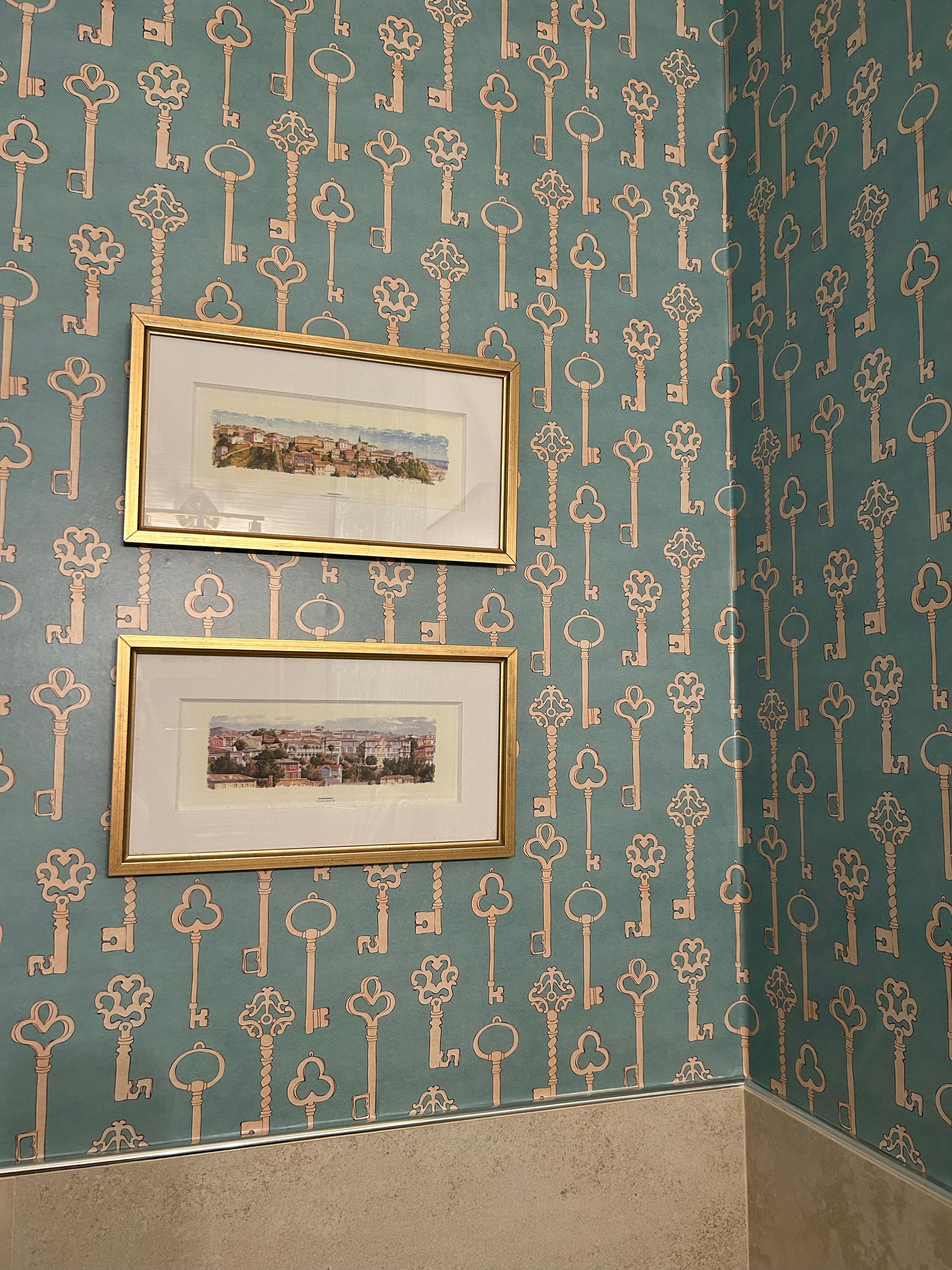 Antique Keys Vintage Wallpaper Mural • Wallmur®